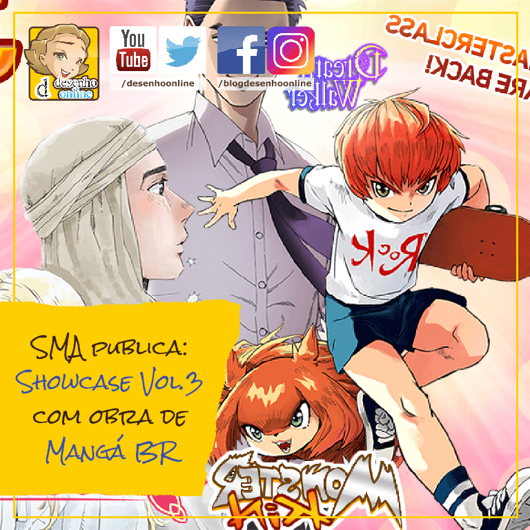 SMA publica Showcase Vol.3 com obra de mangá BR